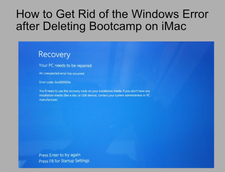 iMac: Get Rid of Windows Error - Home Schooling in the Burbs